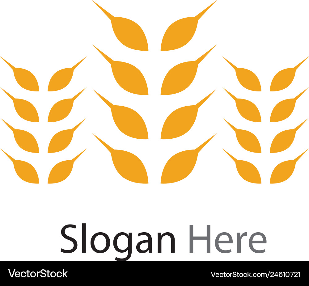 Wheat symbol Royalty Free Vector Image - VectorStock
