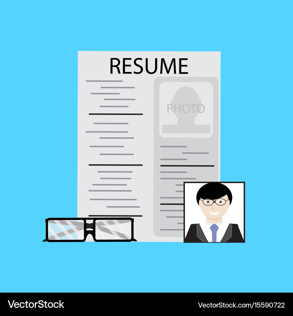 Employment job candidate Royalty Free Vector Image