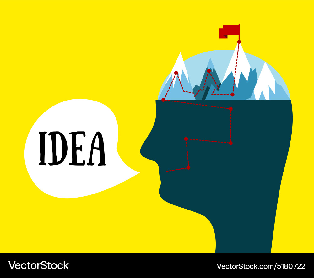 Idea concept Royalty Free Vector Image - VectorStock