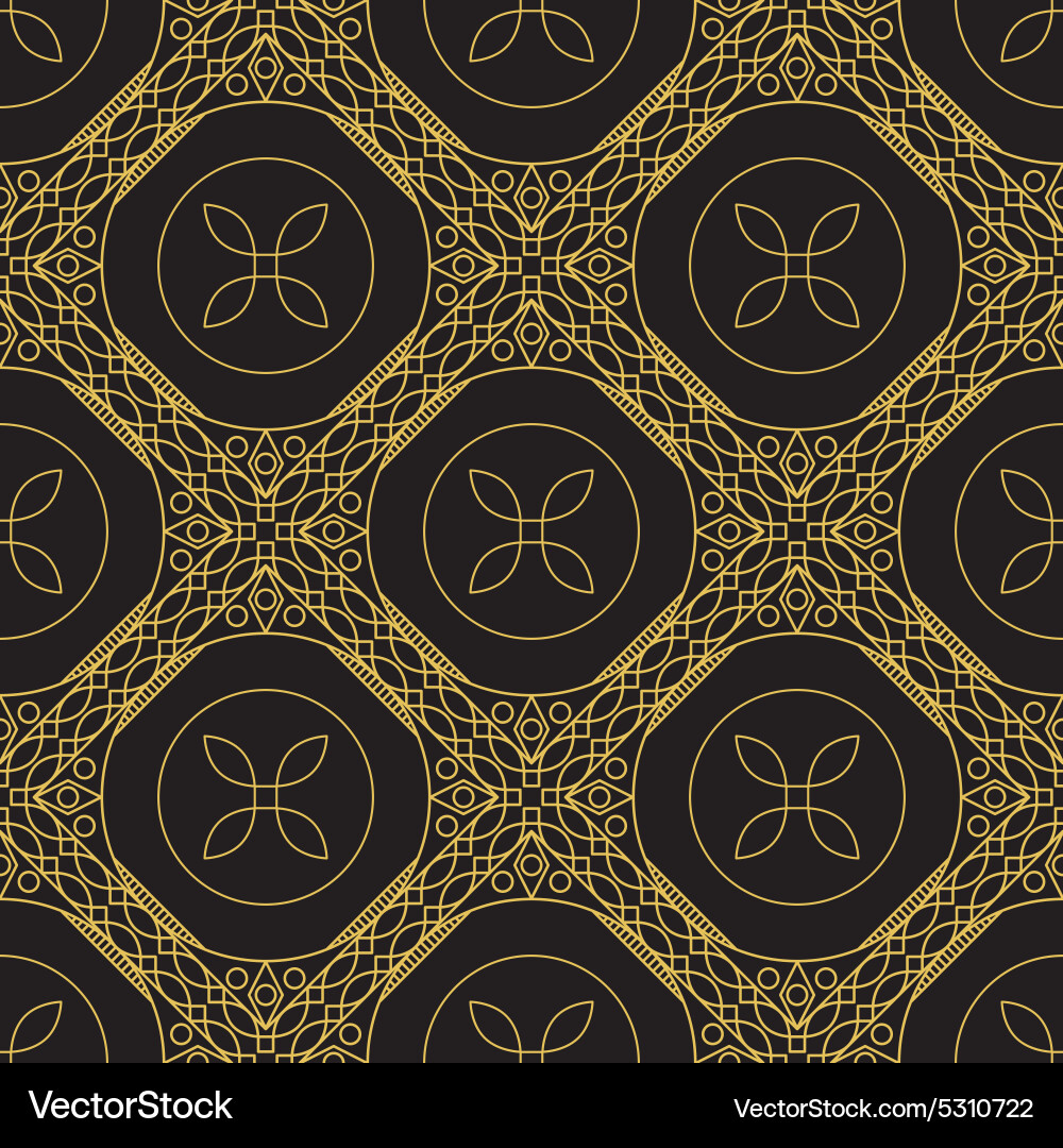 Ornamental geometric pattern Royalty Free Vector Image