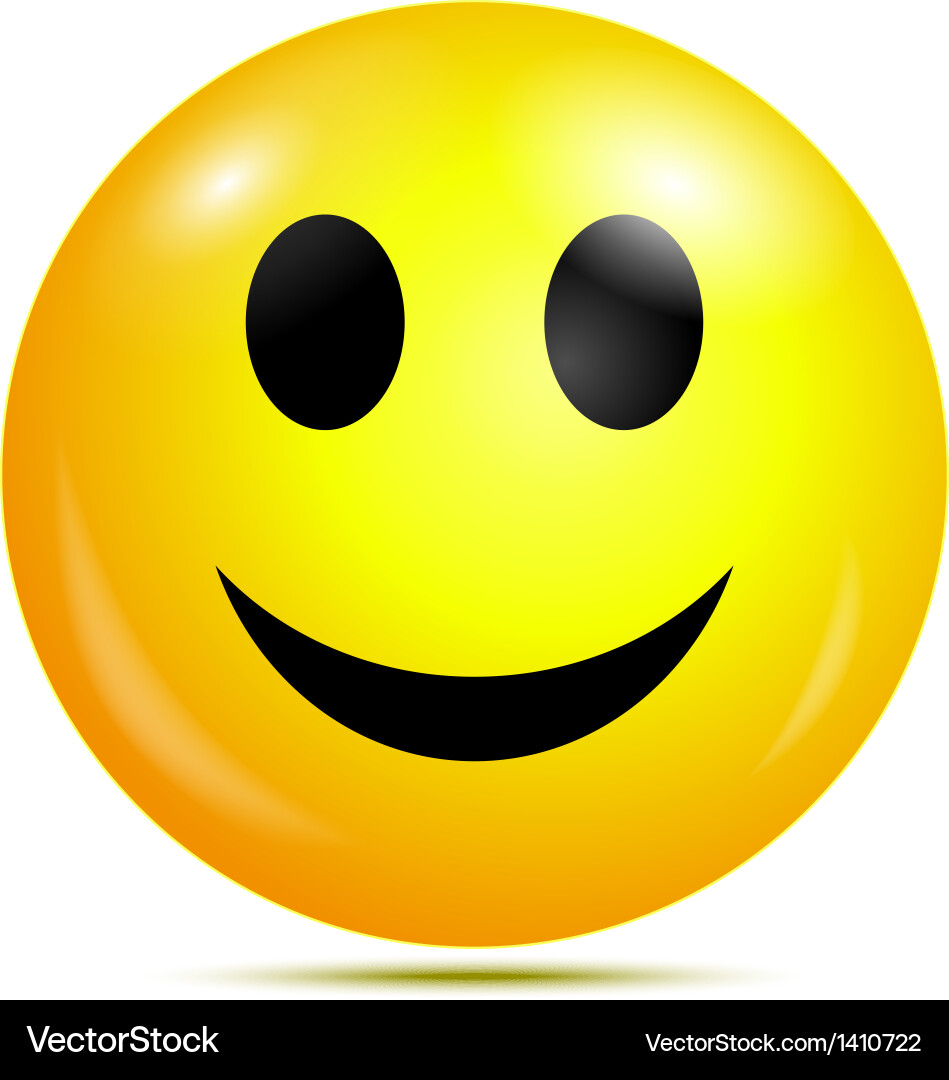 Smiling Smiley Face Royalty Free Vector Image - VectorStock