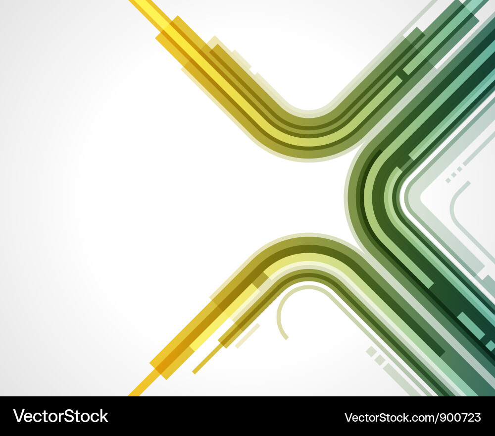 Abstract retro technology lines background Vector Image
