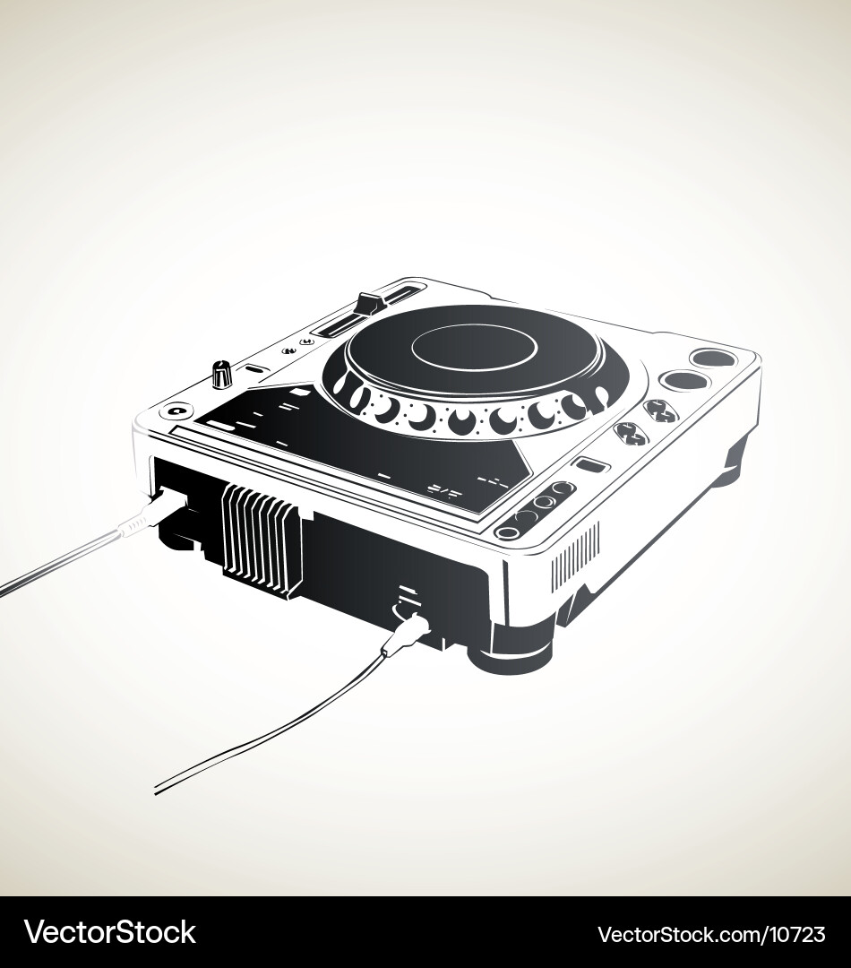 DJ Remote Control Royalty Free Vector Image - VectorStock