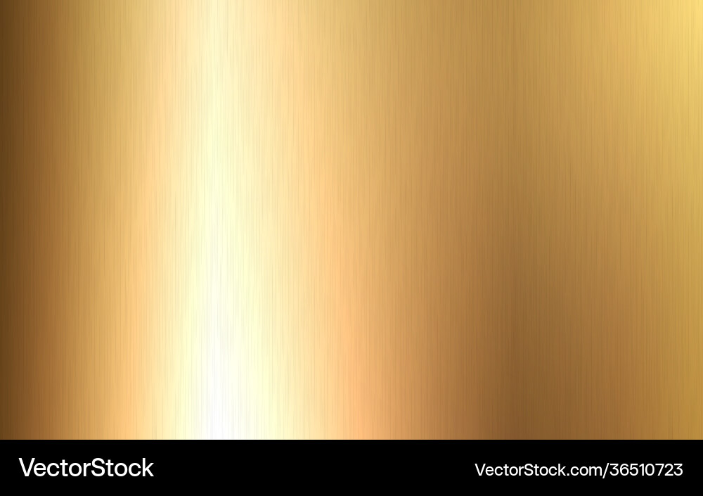 Gold metallic gradient with scratches foil Vector Image