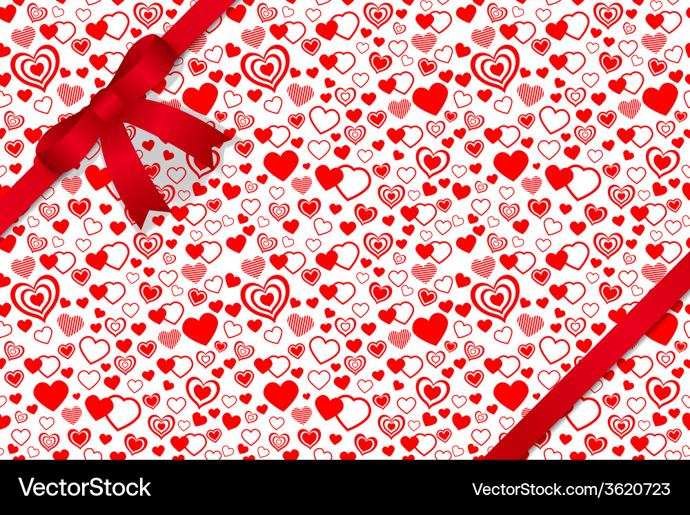 Valentine pattern Royalty Free Vector Image - VectorStock