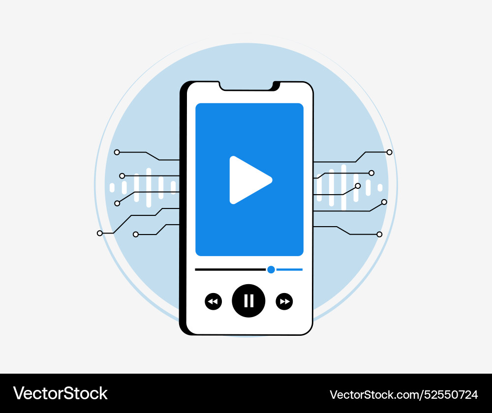Ai music generator assistant generate high Vector Image