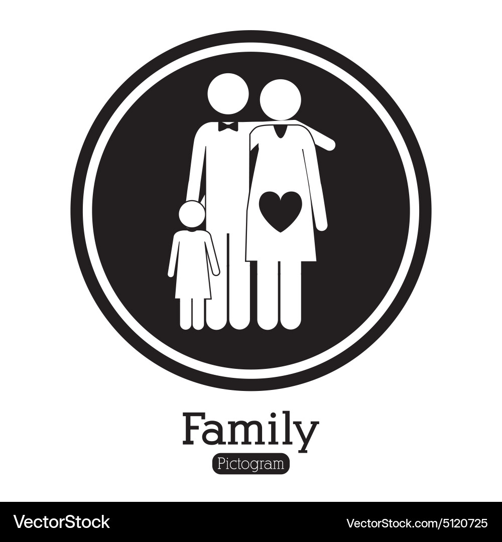 Familienplanung Lizenzfreies Vektorbild - VectorStock