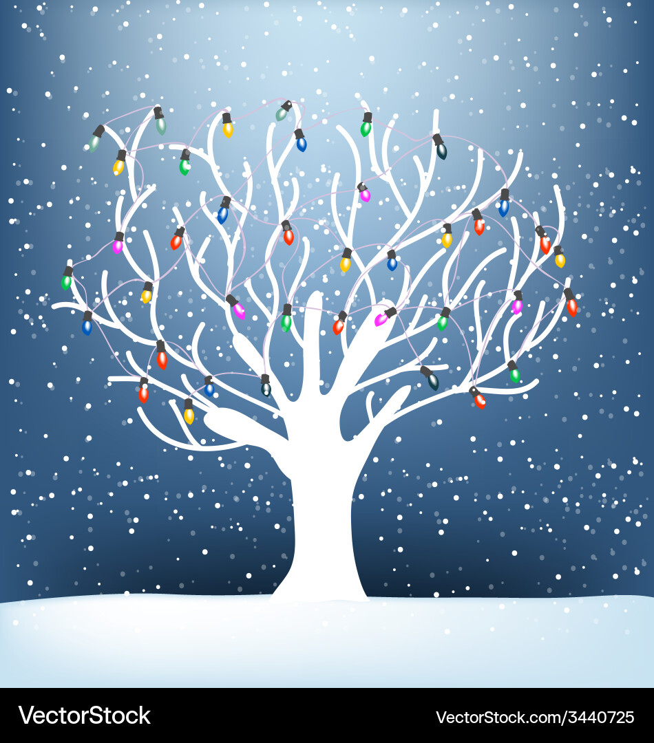 Tree noel Royalty Free Vector Image - VectorStock