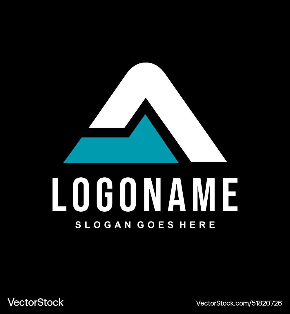 Letter a logo icon design template Royalty Free Vector Image