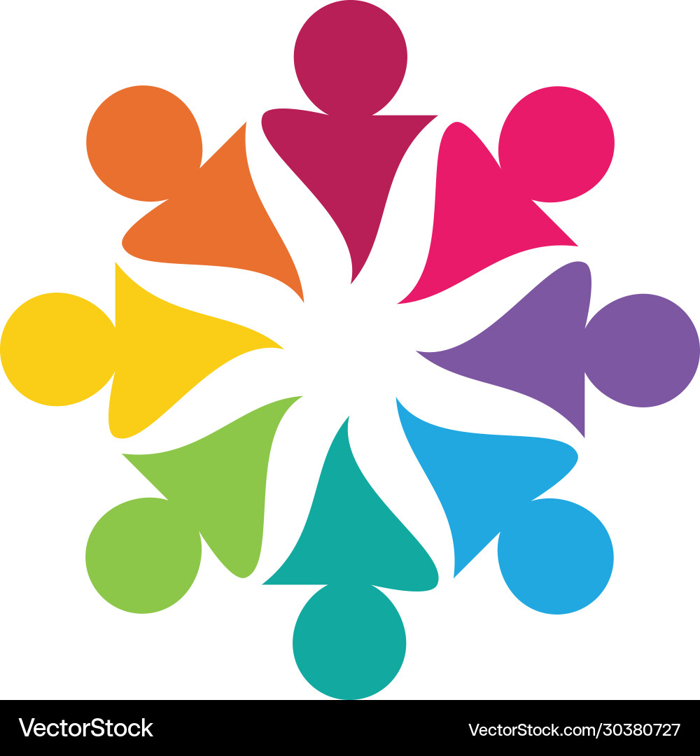 Community icon design Royalty Free Vector Image