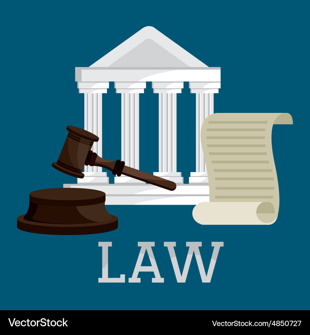 Law design Royalty Free Vector Image - VectorStock