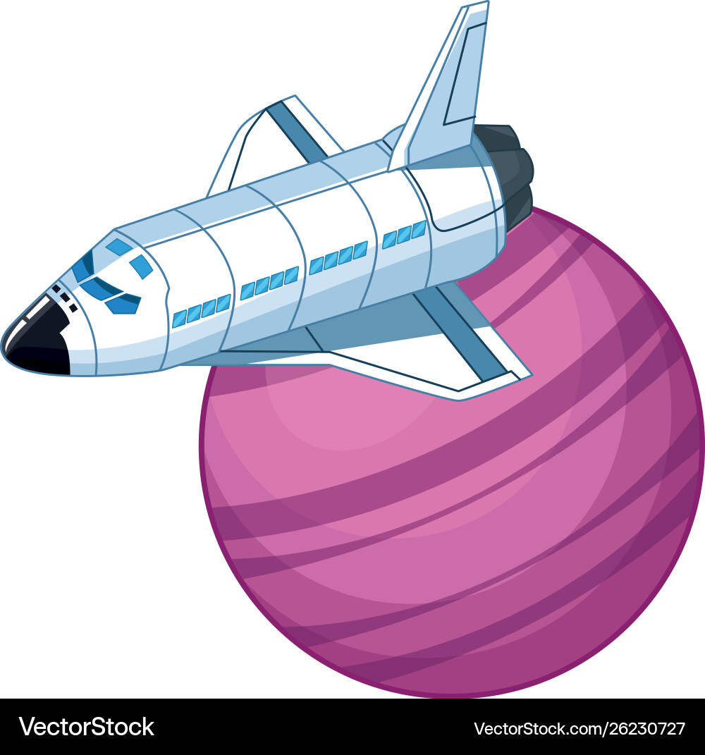 Space exploration and planets cartoon Royalty Free Vector