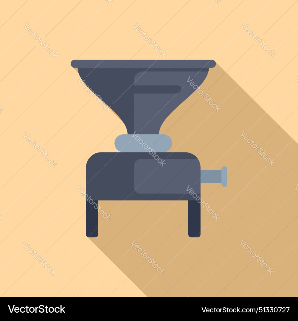 Vintage manual coffee grinder Royalty Free Vector Image