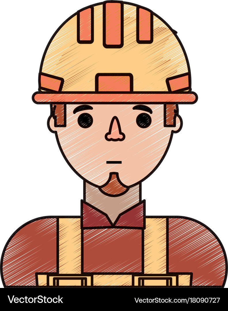 Working man Royalty Free Vector Image - VectorStock