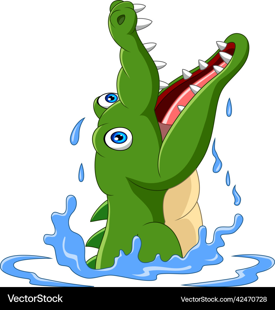 Cartoon Crocodile In Water Rex The Autistic Crocodile | Story.com