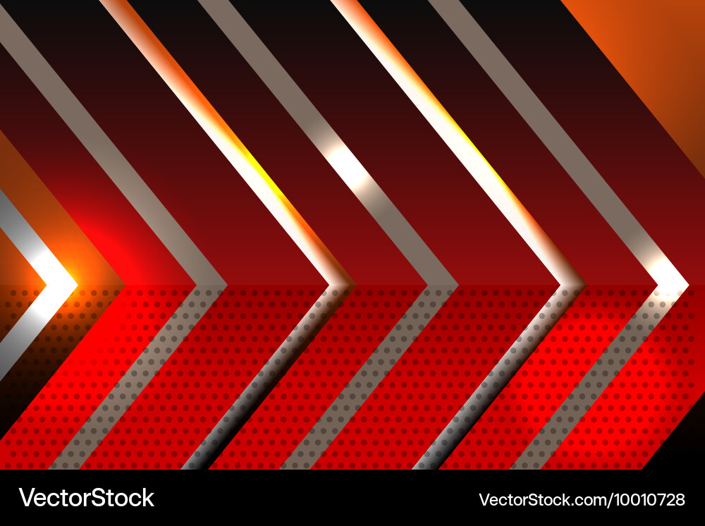 Geometric shapes abstract red background Vector Image