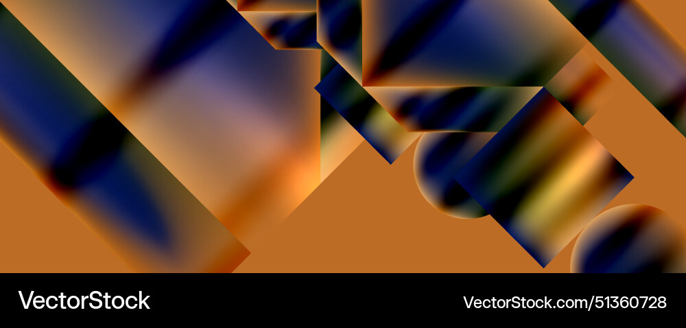 Neon colorful geometric shapes Royalty Free Vector Image