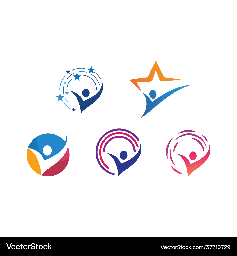 Success people Royalty Free Vector Image - VectorStock