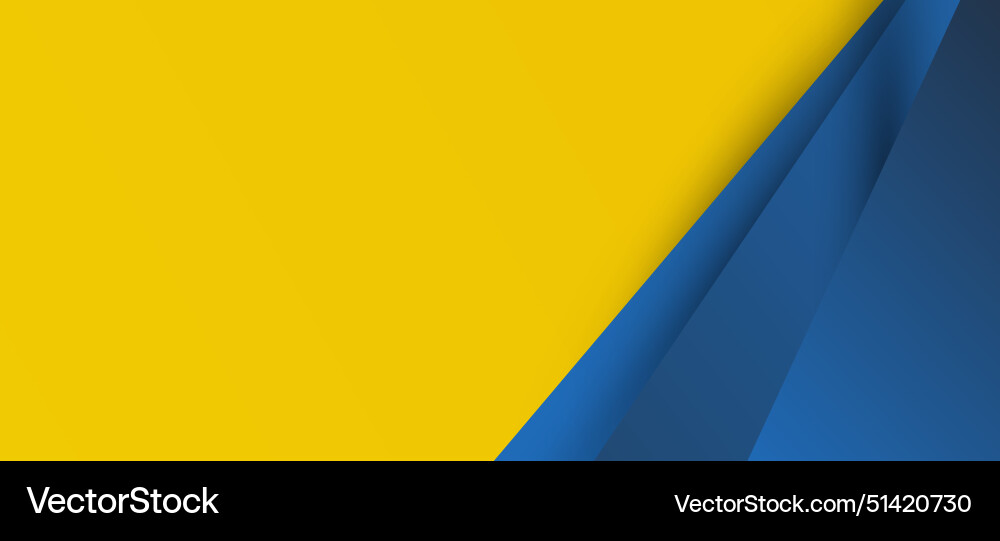 Ample yellow space on the left provides Royalty Free Vector