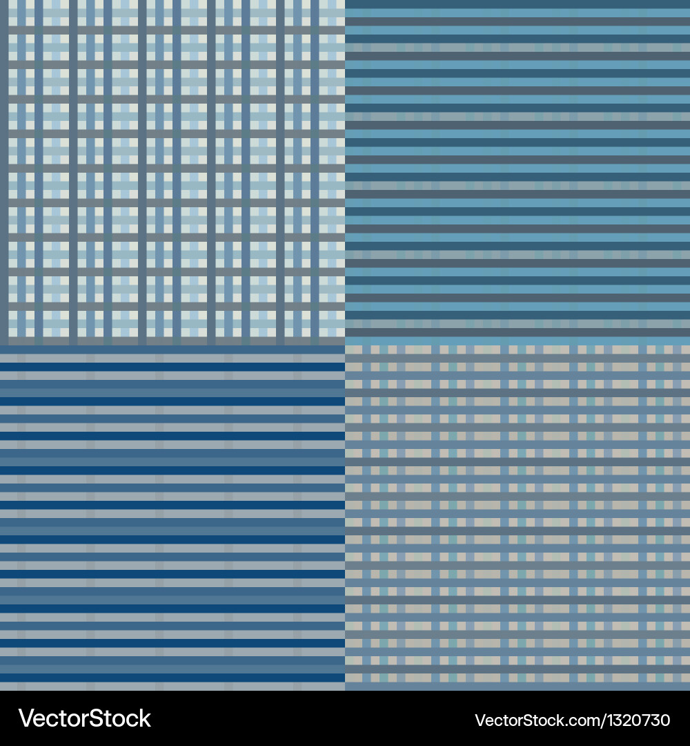 Checkered seamless blue Royalty Free Vector Image