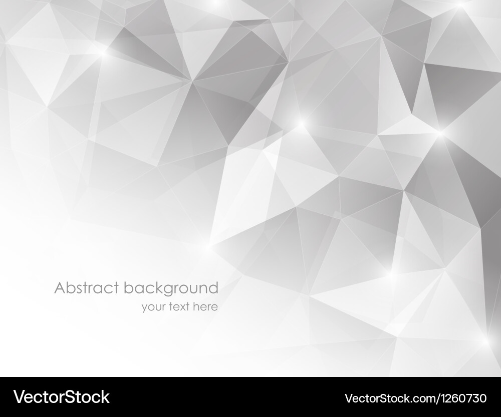 Geometric Gray Triangle Background Royalty Free Vector Image