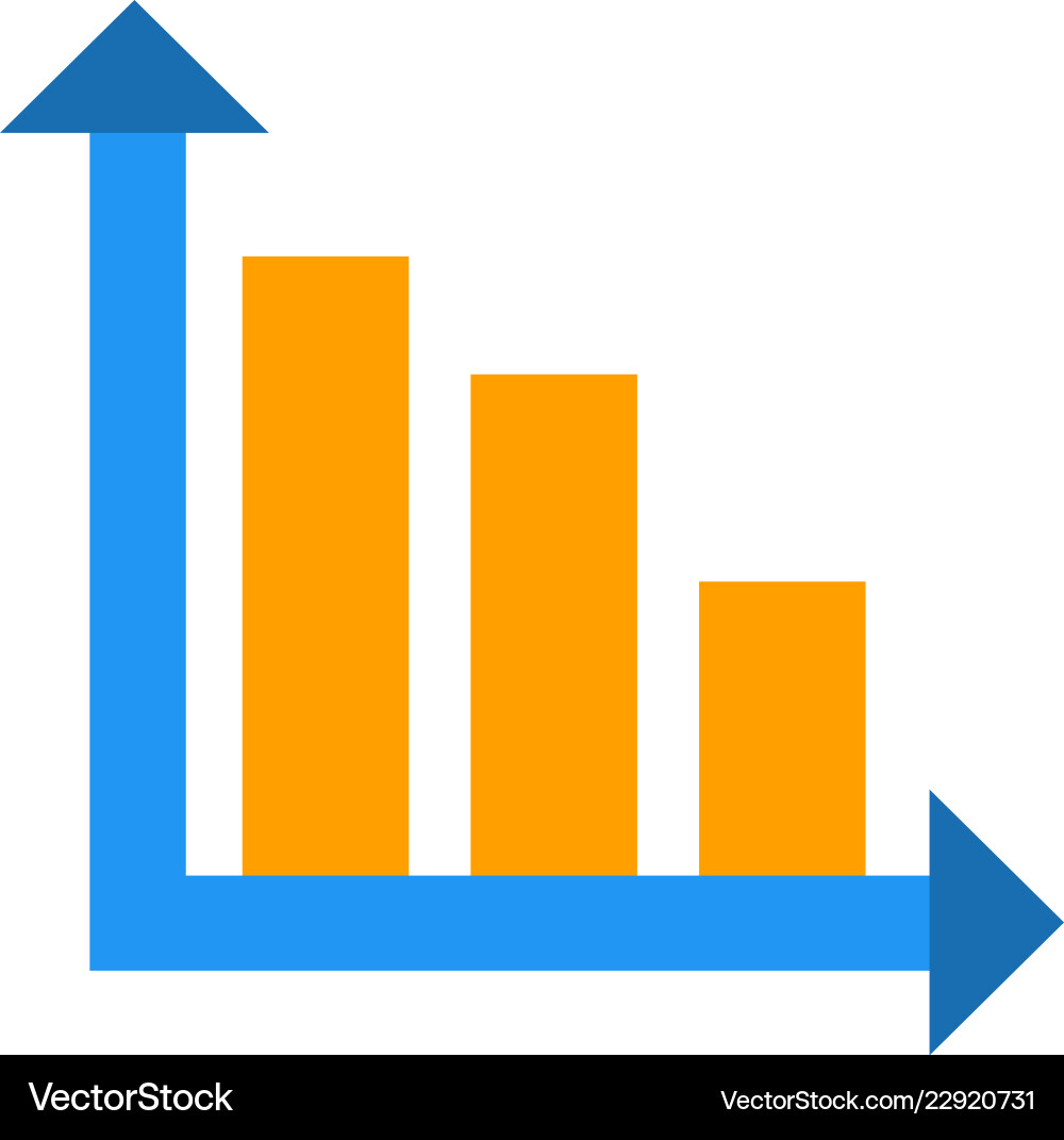 Bar chart icon Royalty Free Vector Image - VectorStock