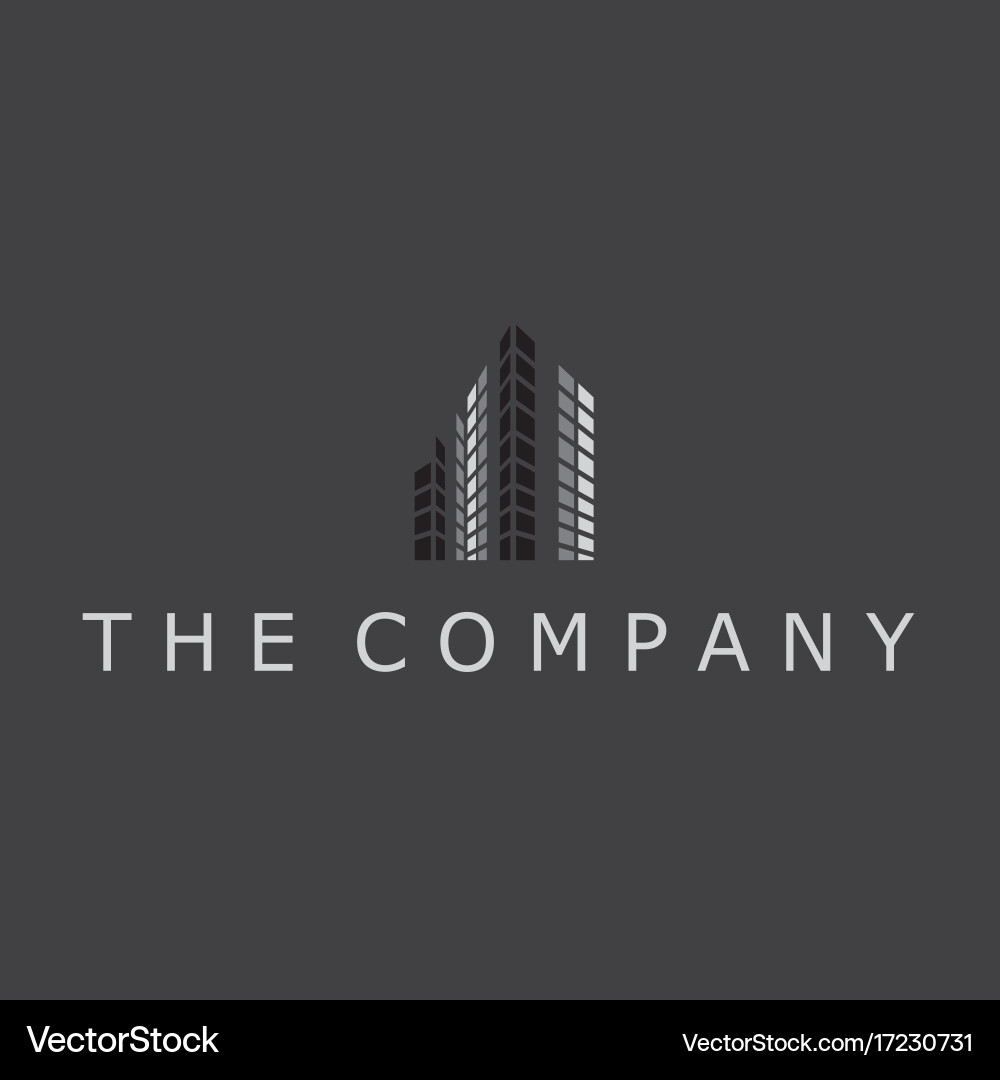 Building logo ideas design Royalty Free Vector Image