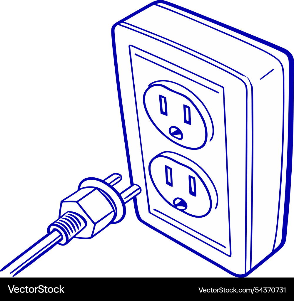 Electrical outlet 3 Royalty Free Vector Image - VectorStock