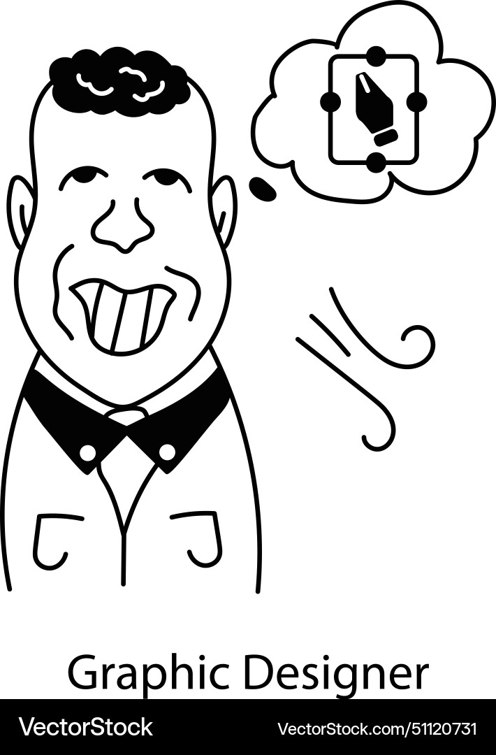 Graphic designer Royalty Free Vector Image - VectorStock