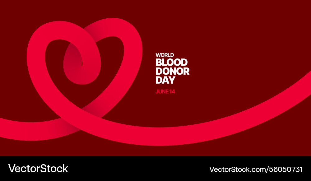 Layout for blood donor day Royalty Free Vector Image