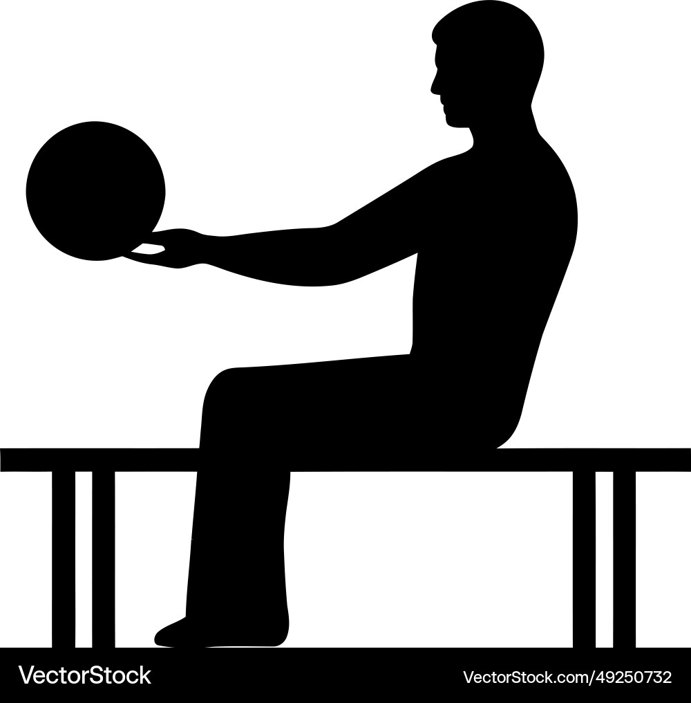 Physical therapy icon Royalty Free Vector Image