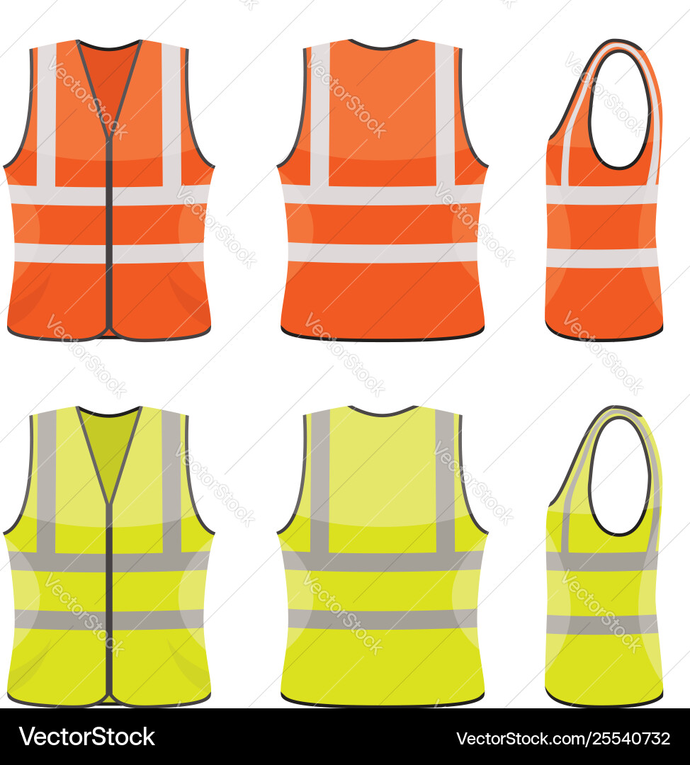 Safety Vest Template Vector Images (over 1,000)