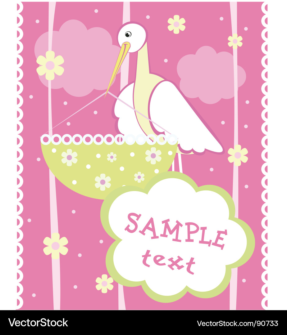 Baby girl Royalty Free Vector Image - VectorStock