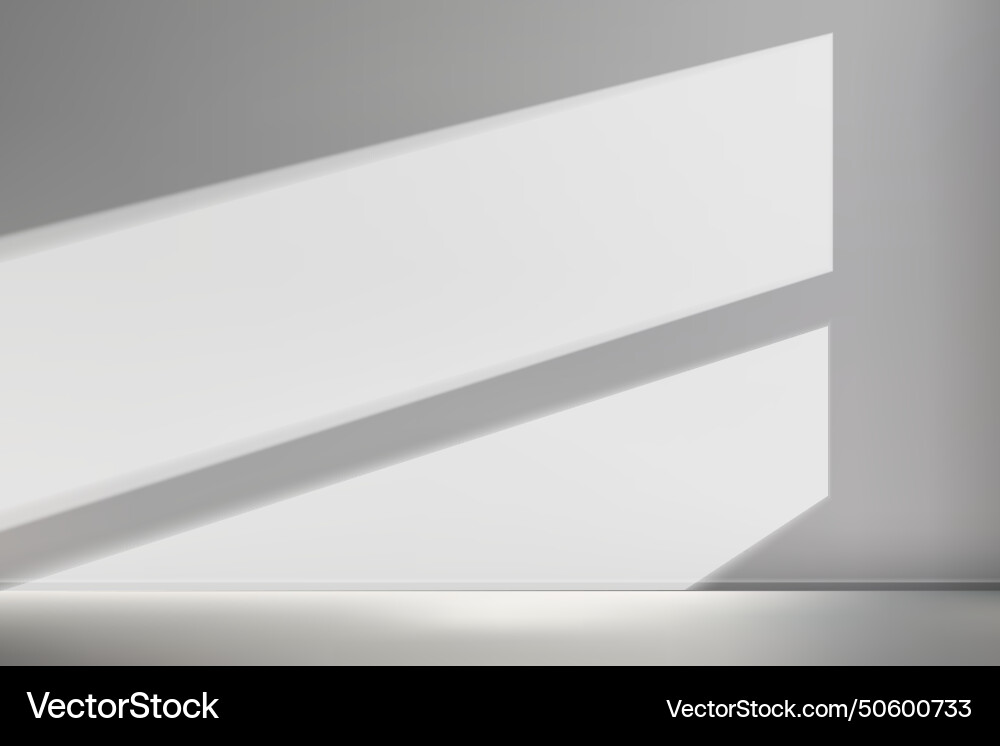 Minimalist composition of light and shadow Vector Image