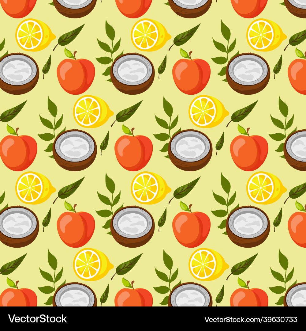 Pattern web coconut background texture Royalty Free Vector