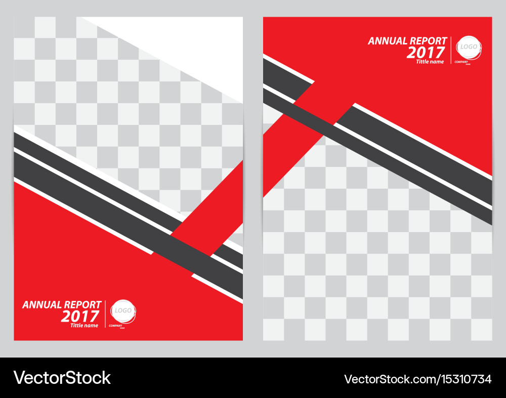 Cover template size a4 Royalty Free Vector Image