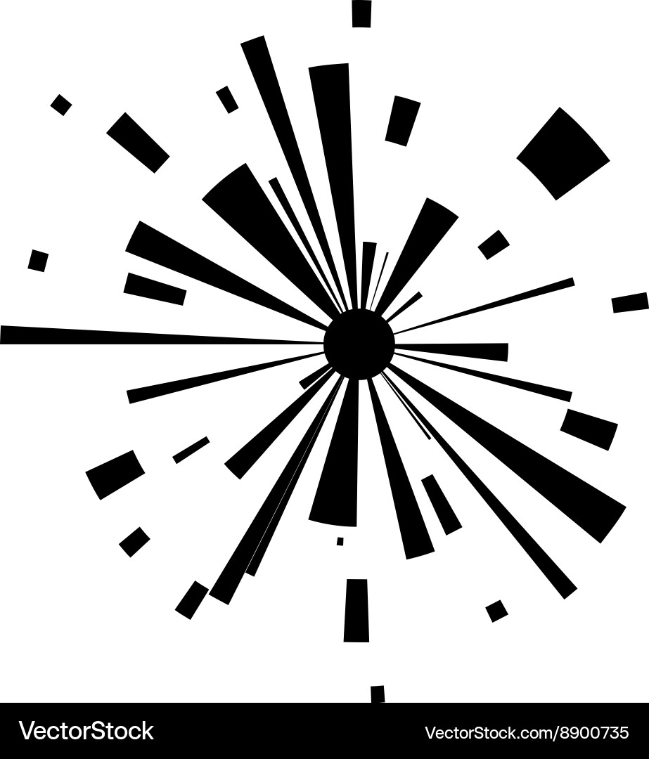 Abstract Explosion Royalty Free Vector Image - VectorStock