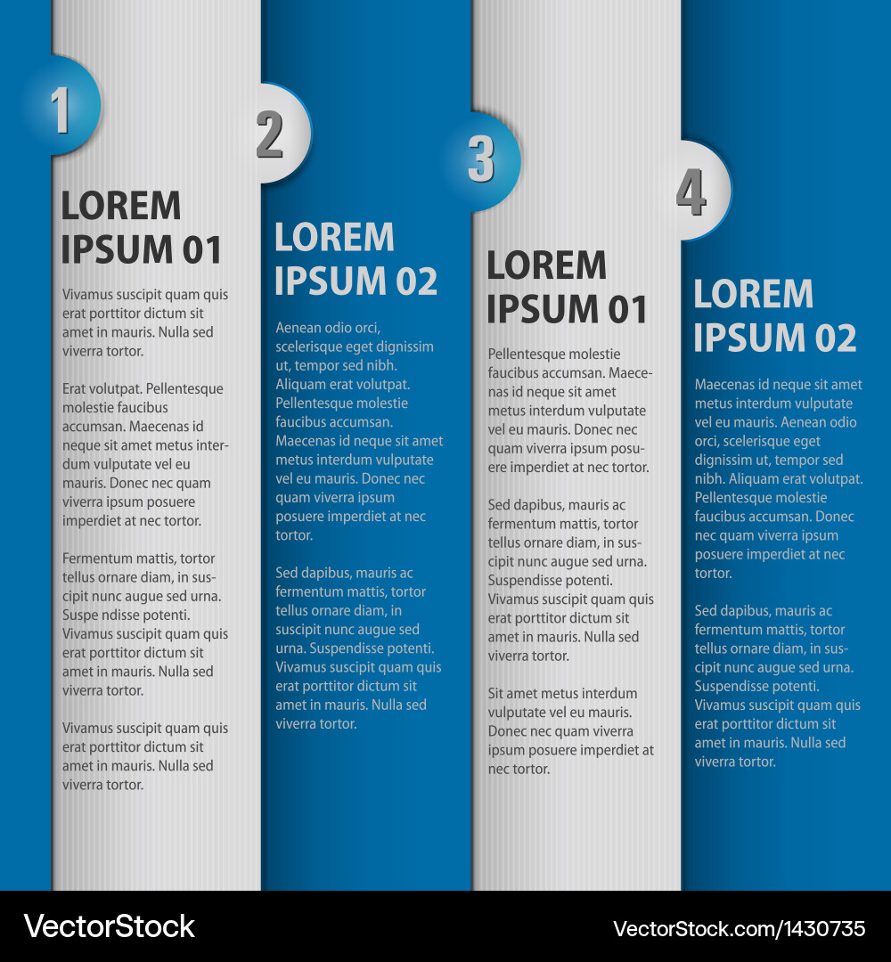 Brochure page design Royalty Free Vector Image