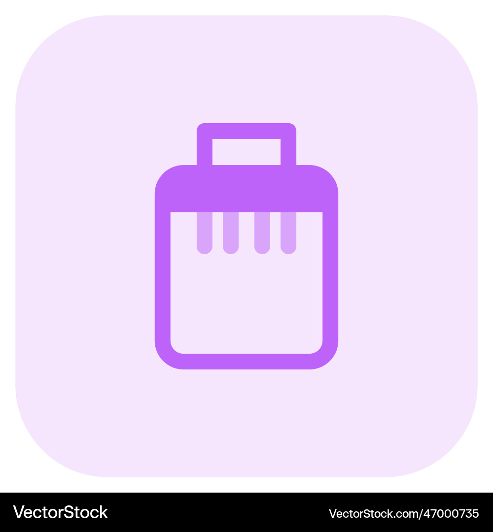 Paper shredder for document destruction Royalty Free Vector