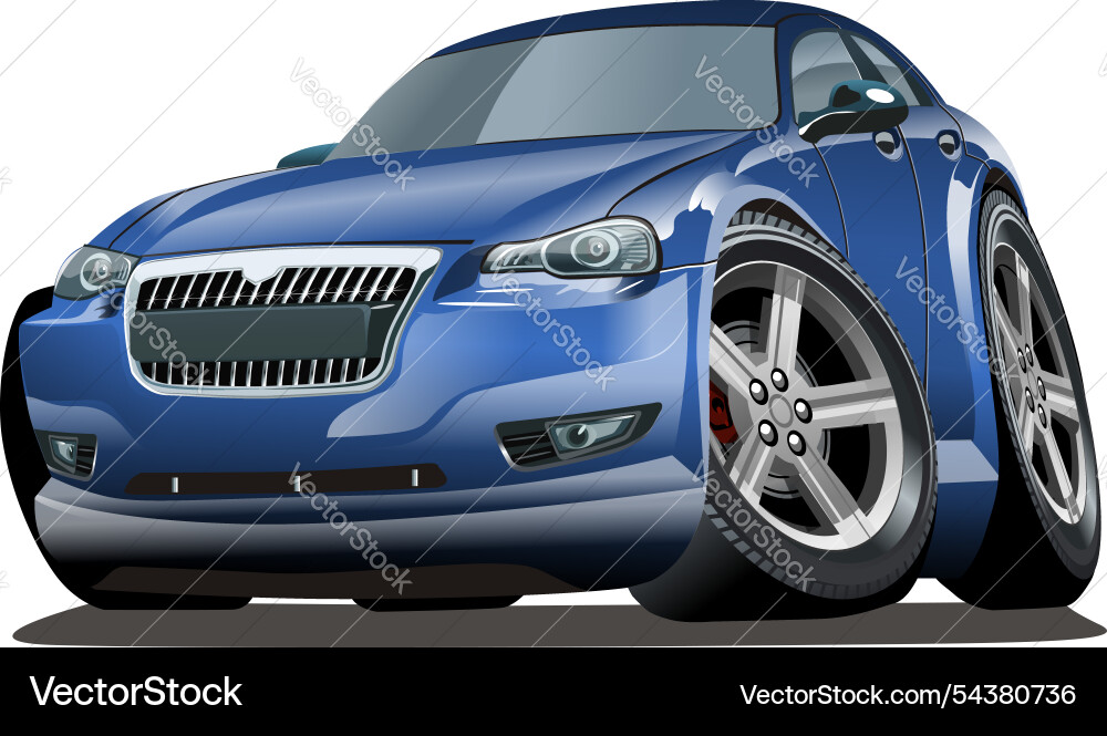 Cartoon car Royalty Free Vector Image - VectorStock