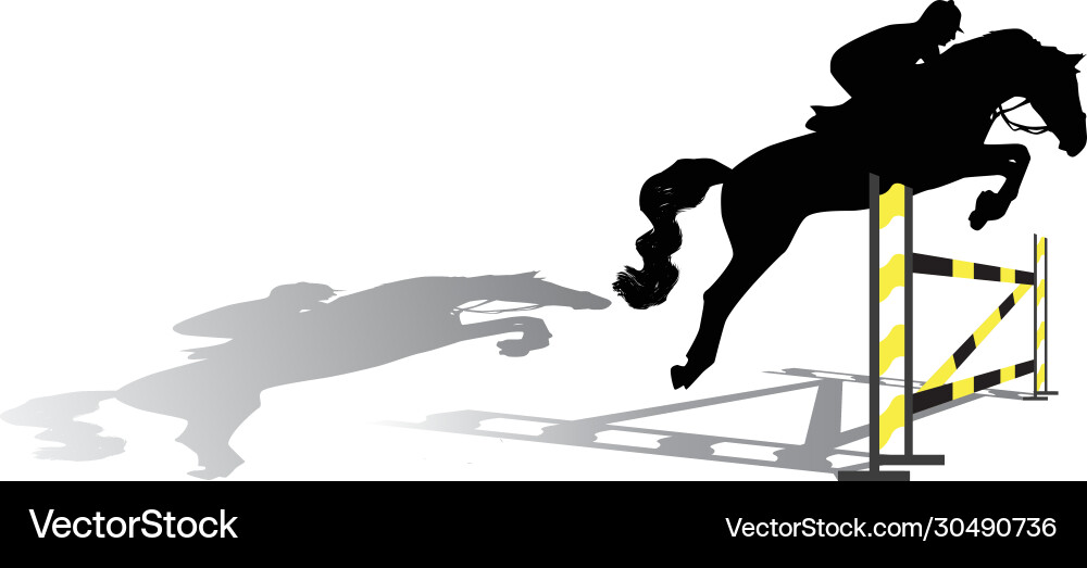 Jockey and horse Royalty Free Vector Image - VectorStock