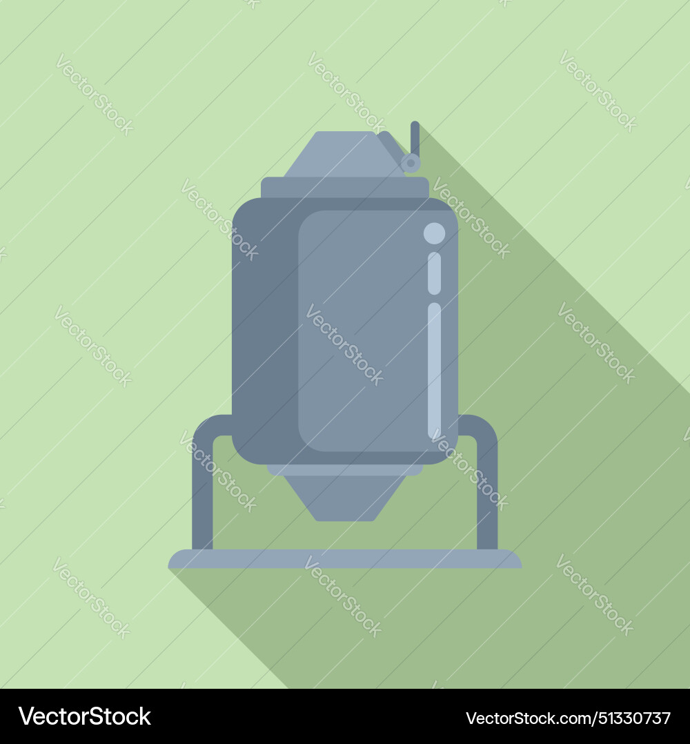 Flat design of a space capsule Royalty Free Vector Image