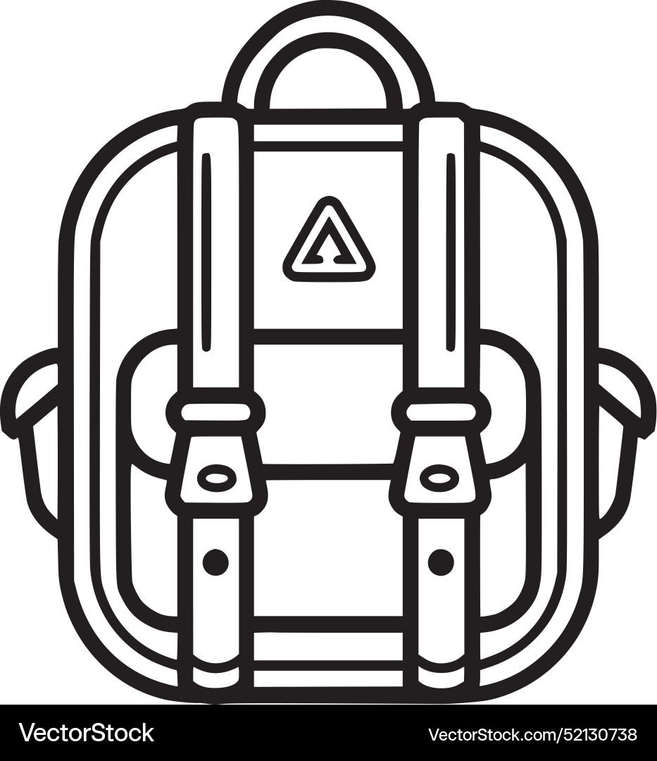 Backpack Royalty Free Vector Image - VectorStock