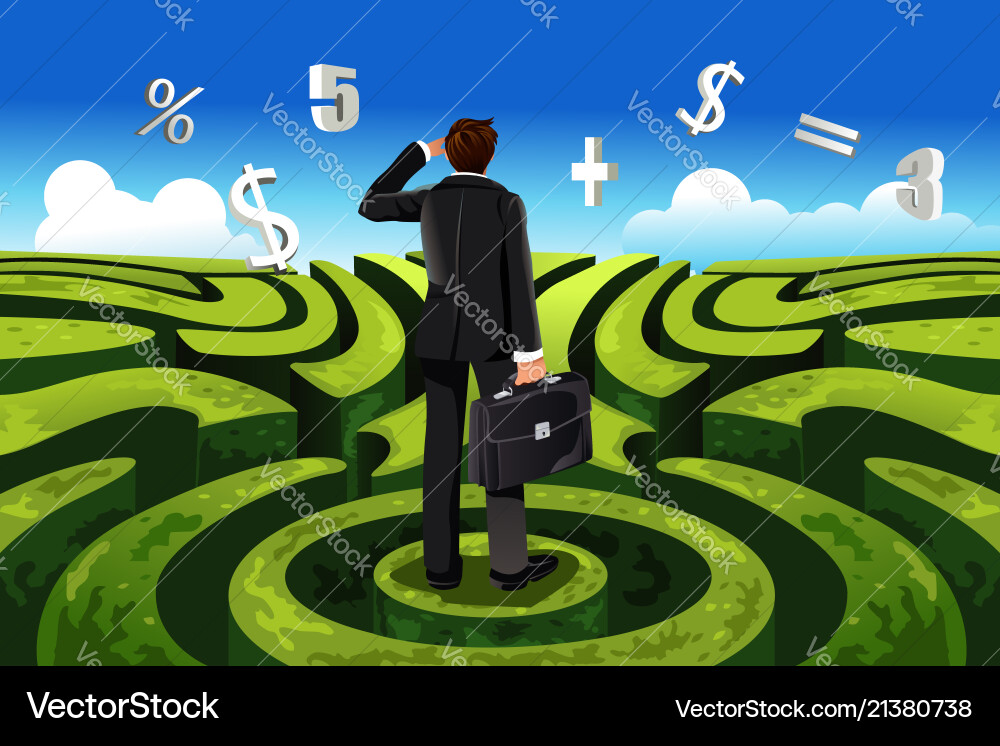 Business finance Royalty Free Vector Image - VectorStock