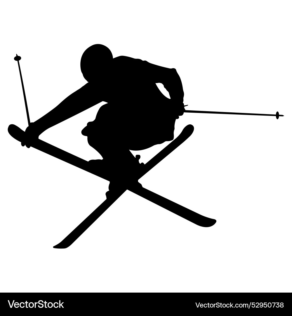 Freestyle skier Royalty Free Vector Image - VectorStock