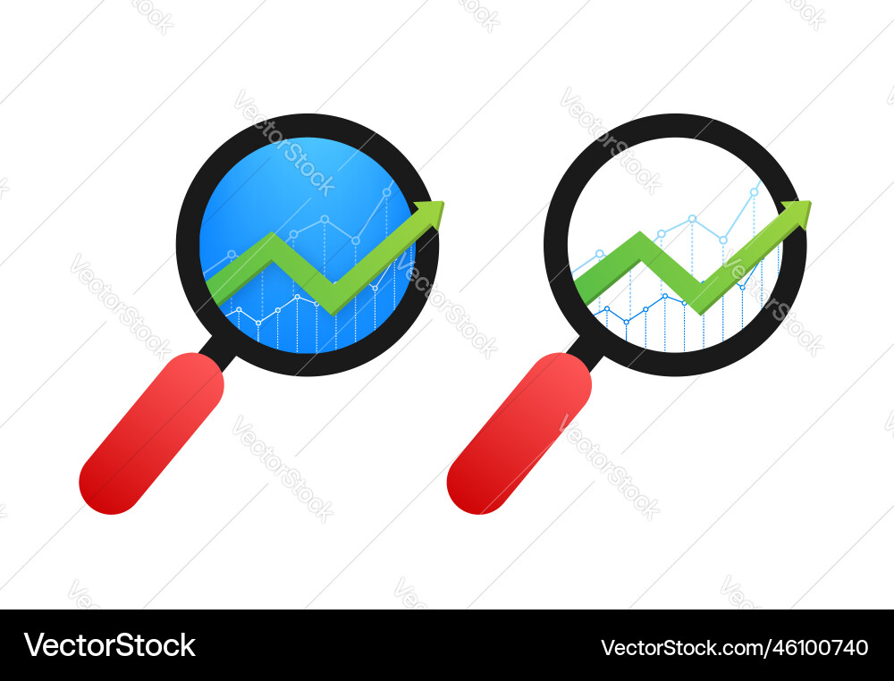 Data Analytics & Market Research Royalty Free Vector
