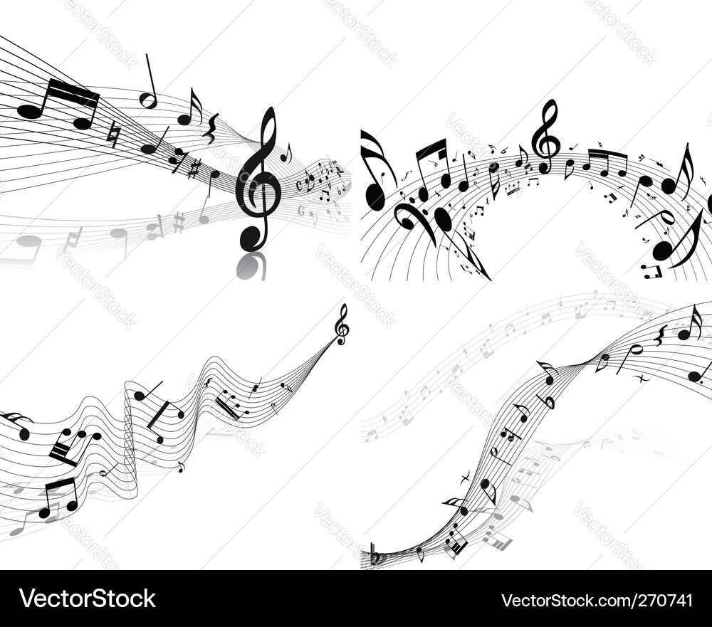 Notes staff Royalty Free Vector Image - VectorStock