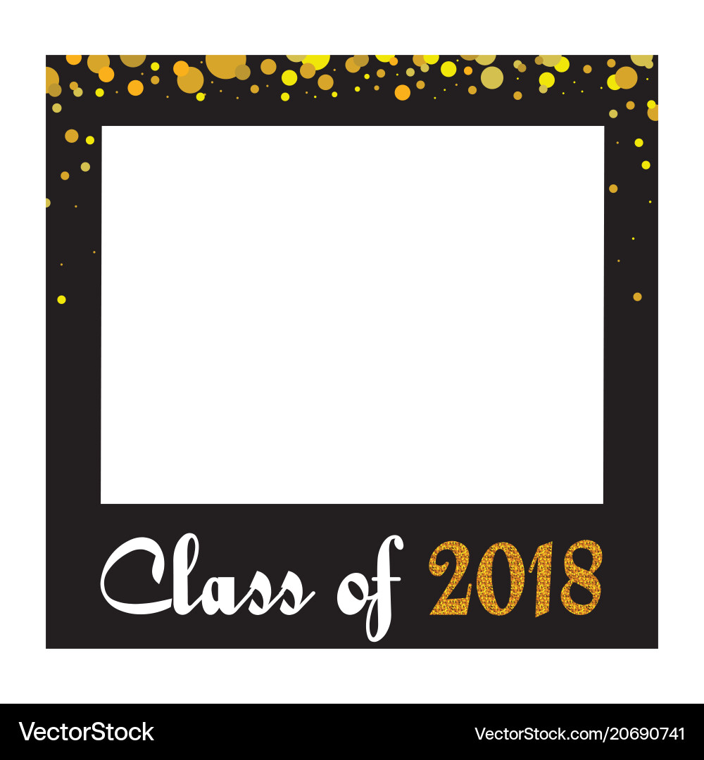 Raduation party design elements and photo Vector Image