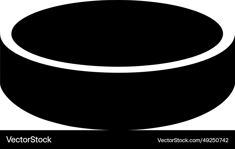 Hockey puck icon Royalty Free Vector Image - VectorStock