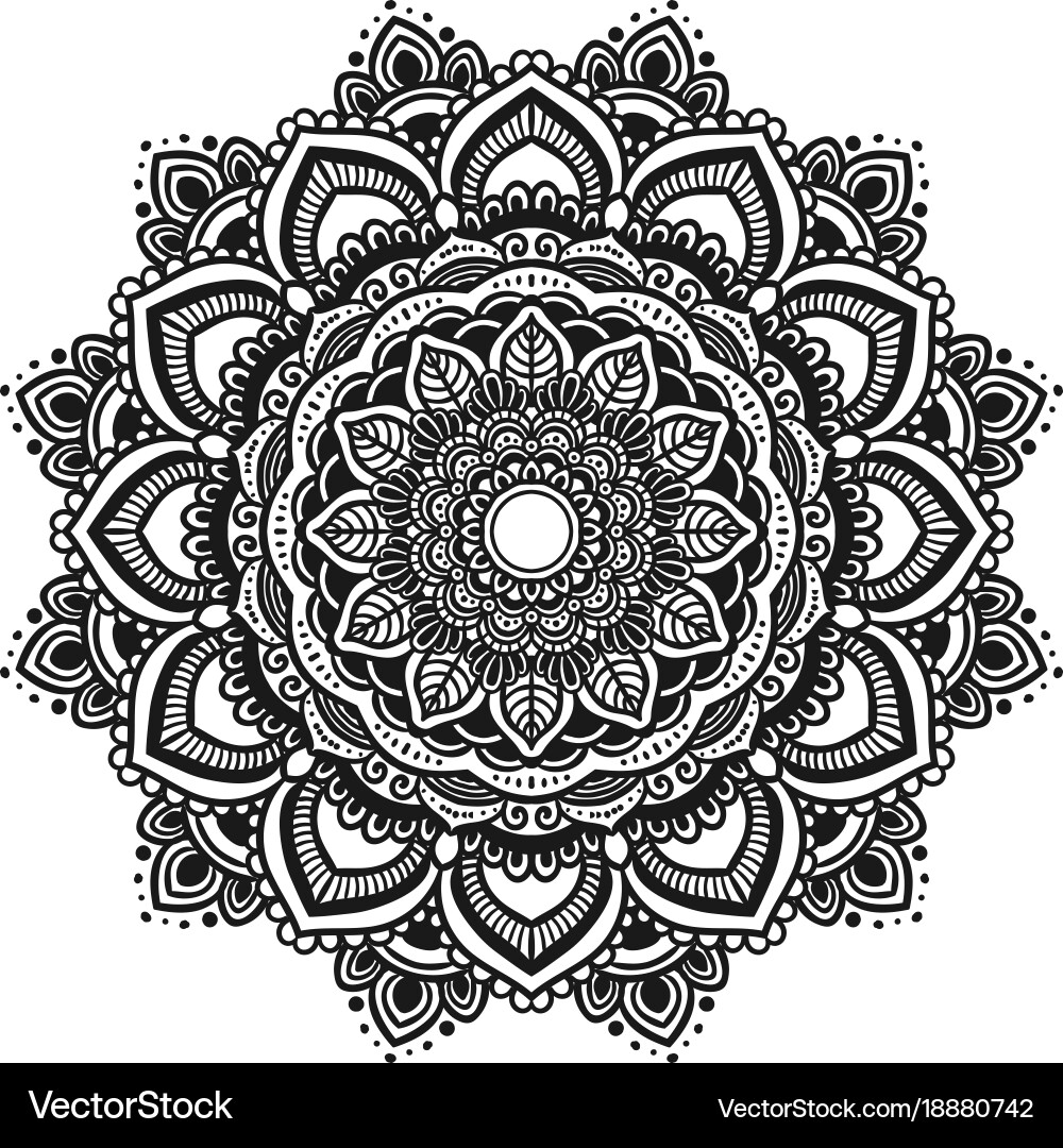 Mandala Royalty Free Vector Image - VectorStock
